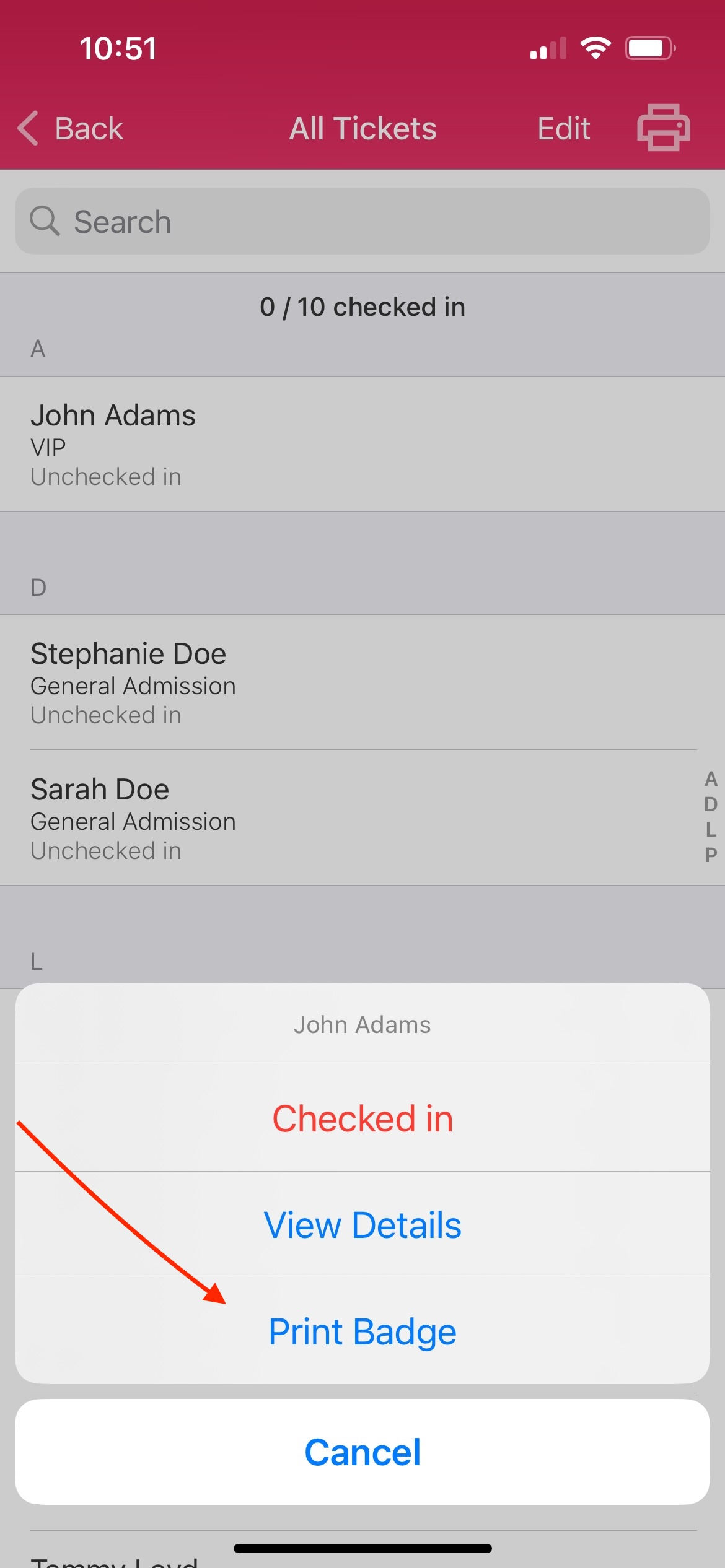Badge Printing Guide – Ticketbud Help Center